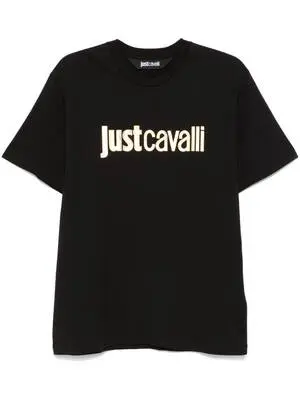 Just Cavalli Logo-print T-shirt - Black