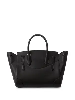 Ralph Lauren Ricky Leather Tote - Black