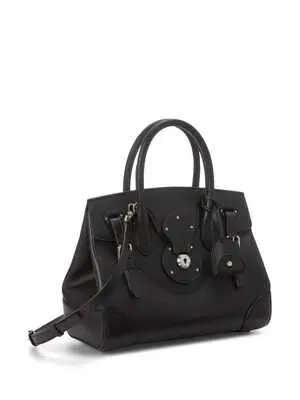 Ralph Lauren Ricky Leather Tote - Black