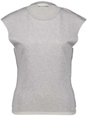 Rabanne Chain-detail T-shirt - Grey