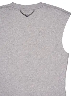 Rabanne Chain-detail T-shirt - Grey