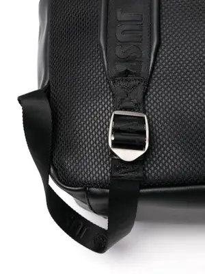 Just Cavalli Logo-lettering Leather Backpack