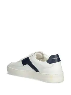 Filling Pieces Leather Sneakers - White
