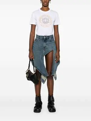 Just Cavalli Tiger Head Studded T-shirt