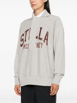 Stella McCartney Varsity Logo Polo Top