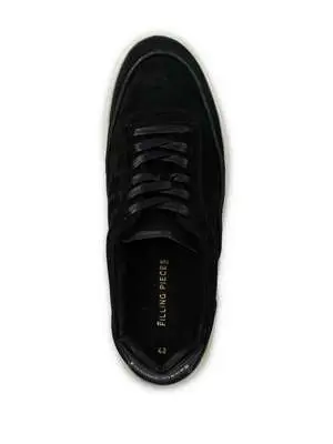 Filling Pieces Suede Sneakers - Black