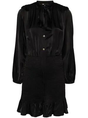 Maje Smocked Mini Dress