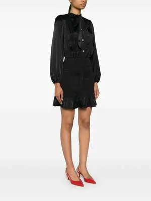 Maje Smocked Mini Dress