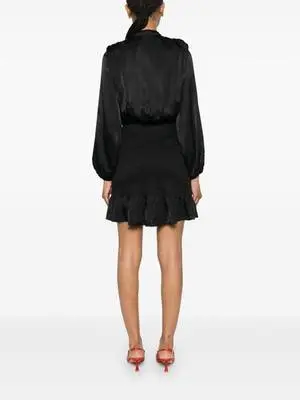 Maje Smocked Mini Dress