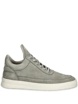 Filling Pieces Leather Low Top Sneakers - Grey