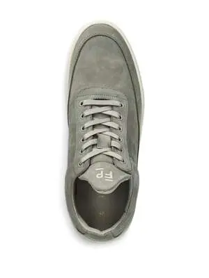 Filling Pieces Leather Low Top Sneakers - Grey