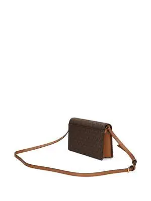 Michael Kors Monogram Crossbody Bag - Brown