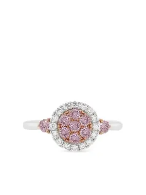 HYT JEWELRY 18kt White Gold Diamond Ring - Silver