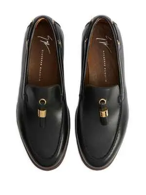 GIUSEPPE ZANOTTI Maui Tassels Slip-on Loafers - Black