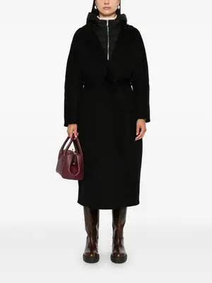 MOORER Olivie Mid-length Coat - Black