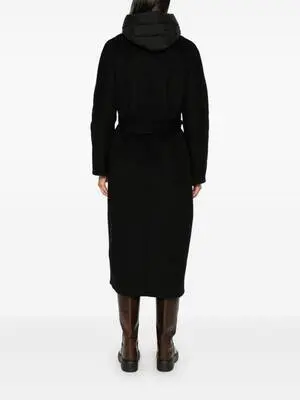 MOORER Olivie Mid-length Coat - Black
