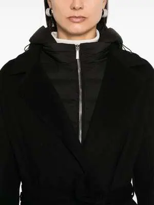 MOORER Olivie Mid-length Coat - Black