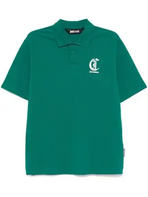 Just Cavalli Logo-print Polo Shirt - Green
