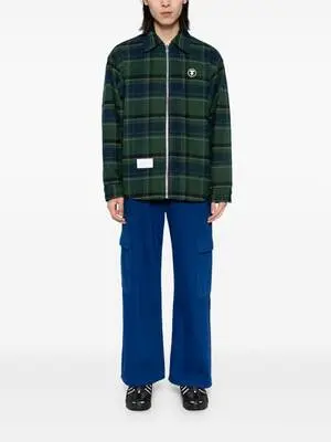 AAPE BY *A BATHING APE Logo-patch Check Jacket