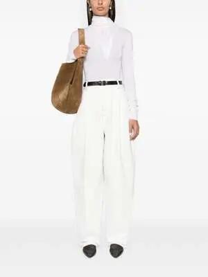 TOTEME Draped-scarf Sweater