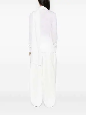 TOTEME Draped-scarf Sweater