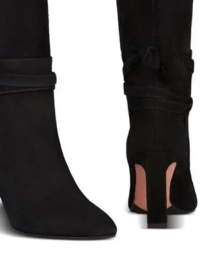 AQUAZZURA 85mm Very Bow Tie Boots