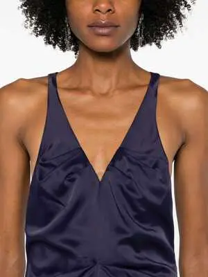 Victoria Beckham Pleated Maxi Dress