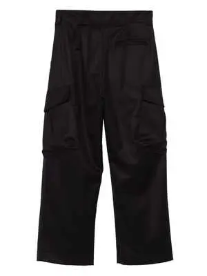 MARINA YEE Pleated Wool Cargo Pants