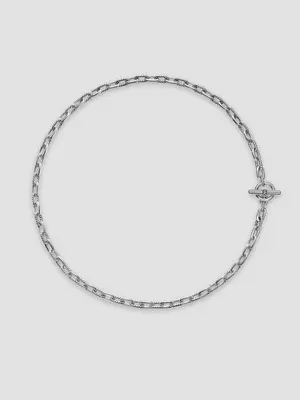 David Yurman Madison Toggle Chain Necklace In Sterling 5.5mm - Silver