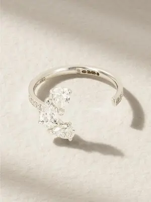 REPOSSI Repossi Serti Sur Vide 18-karat White Gold Diamond Ring Gold