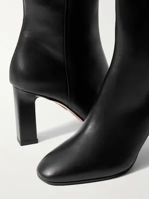 AQUAZZURA Sellier 85 Leather Ankle Boots
