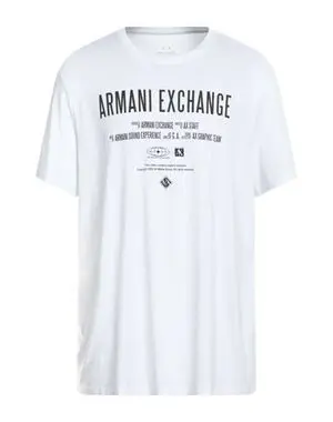 Armani Exchange T-shirt Size Pima Cotton - White