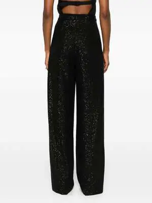 Max Mara Sequinned Wide Leg Trousers