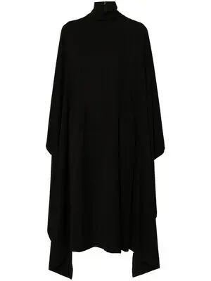 ALAINPAUL Draped Midi Dress
