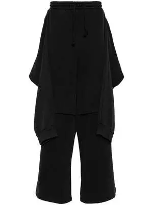 ALAINPAUL Layered Cotton Track Pants