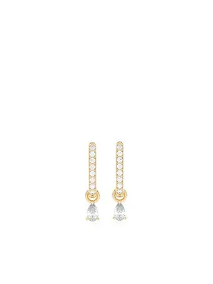 LOEV 14kt Recycled Yellow Allday Diamond Hoop Earrings - Gold