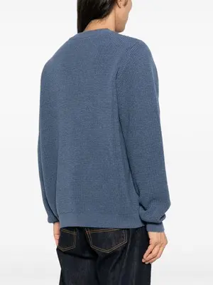 Maison Kitsuné Handwriting Comfort Cardigan - Blue