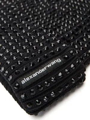 Alexander Wang Crystal-embellished Beanie