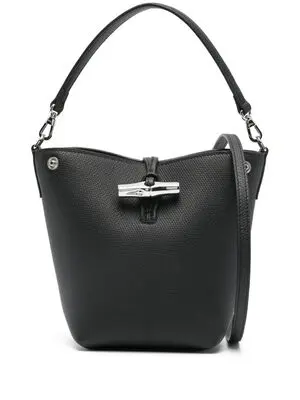 Longchamp Xs Roseau Bucket Bag - Black