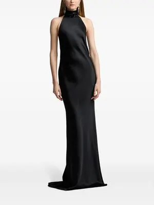 Ralph Lauren Satin-finish Gown - Black