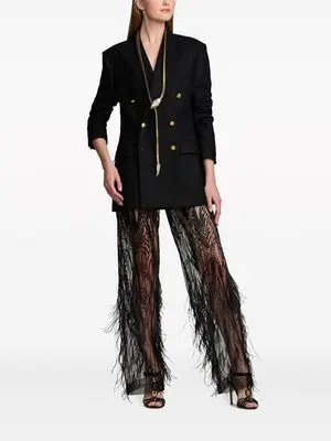 Ralph Lauren Feather-embellished Tulle Trousers