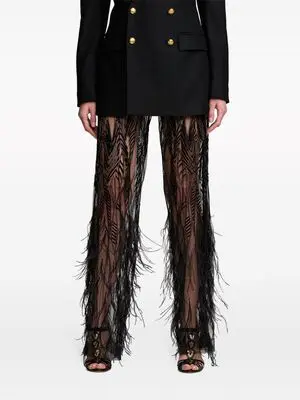 Ralph Lauren Feather-embellished Tulle Trousers