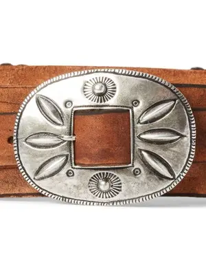 Ralph Lauren Plaque Buckled Belt