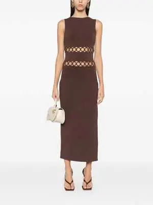 Cult Gaia River Midi Dress - Brown