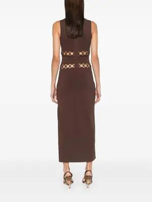 Cult Gaia River Midi Dress - Brown