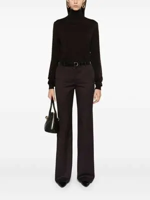 THE FRANKIE SHOP Flared Trousers - Purple