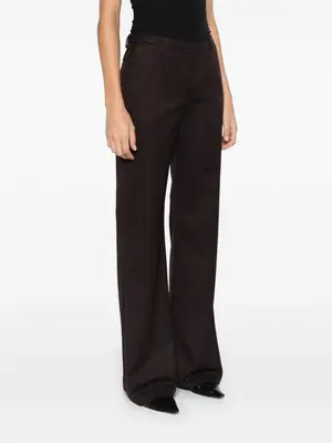 THE FRANKIE SHOP Flared Trousers - Purple