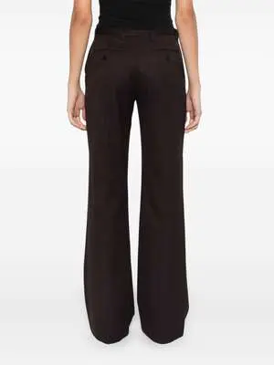 THE FRANKIE SHOP Flared Trousers - Purple