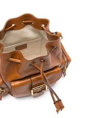 Chloé Camera Bucket Bag - Brown