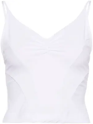 ALAINPAUL V-neck Crop Top